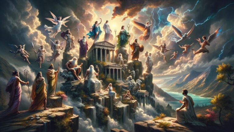 Greek Titans vs Gods: The Epic Clash | AncientPedia