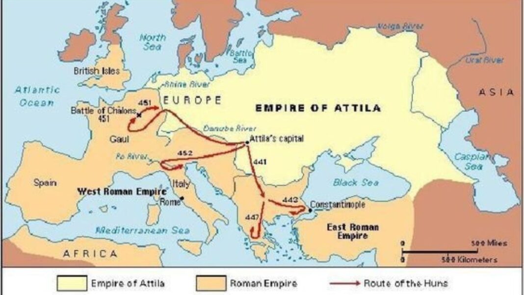 Attila the Hun Conquests: The Rise and Fall | AncientPedia