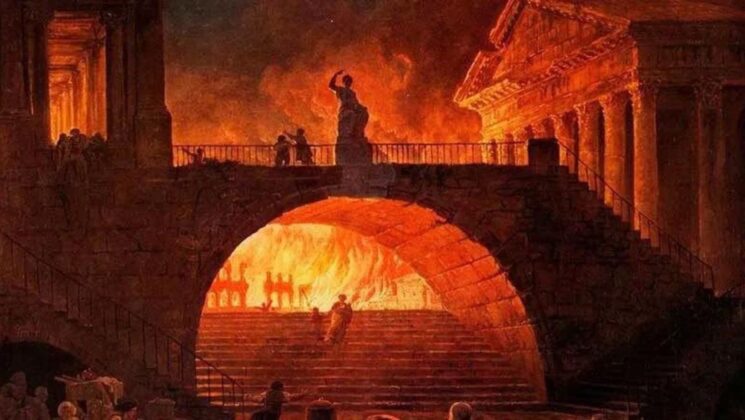 Nero and the Great Fire of Rome | AncientPedia