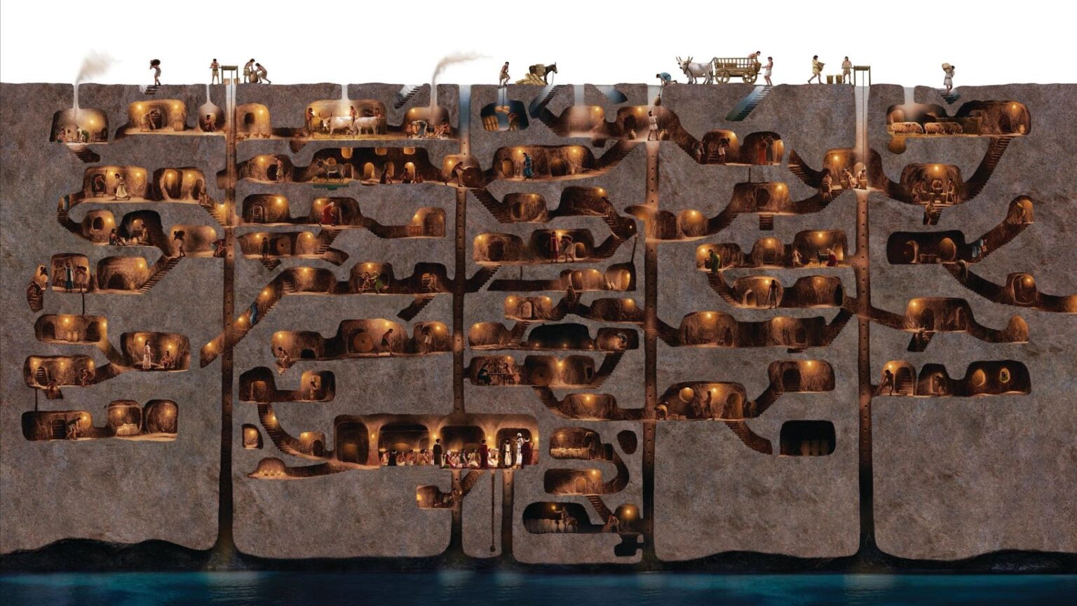 Hidden Underground Cities: Earth's Wonders | AncientPedia