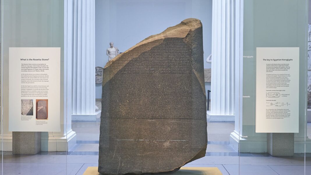 The Rosetta Stone: Ancient Egyptian Writing