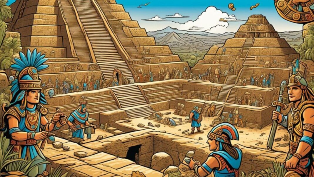 Legends of the Aztec Empire: Quetzalcoatl Eagle and Cactus