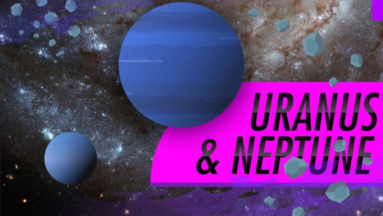 A Puzzle of Ice Giants: Why Are Uranus and Neptune Blue?